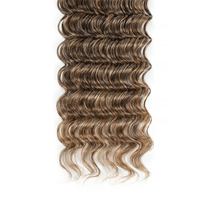 RhisoHair P4/27 Ash Blonde Highlight Deep Wave Crochet Hair Machine Ma ...